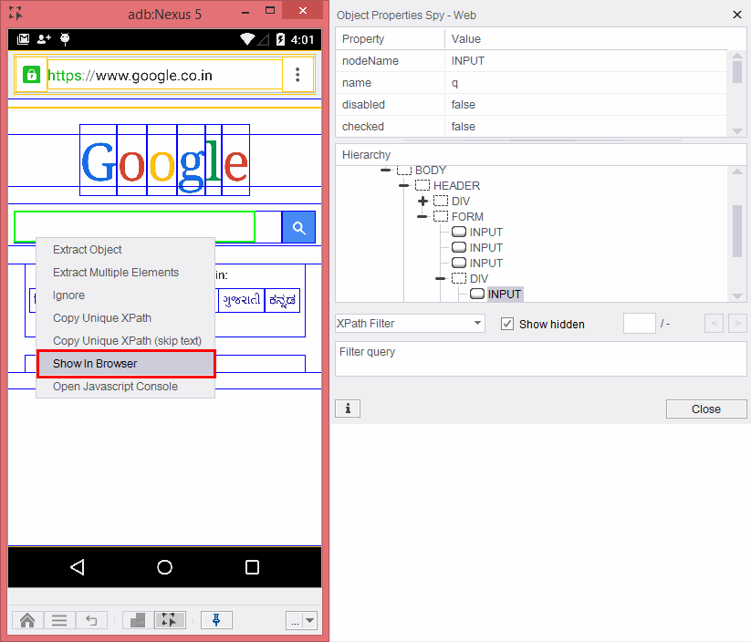 How To Use The Object Spy And Xpath To Create Appium Tests
